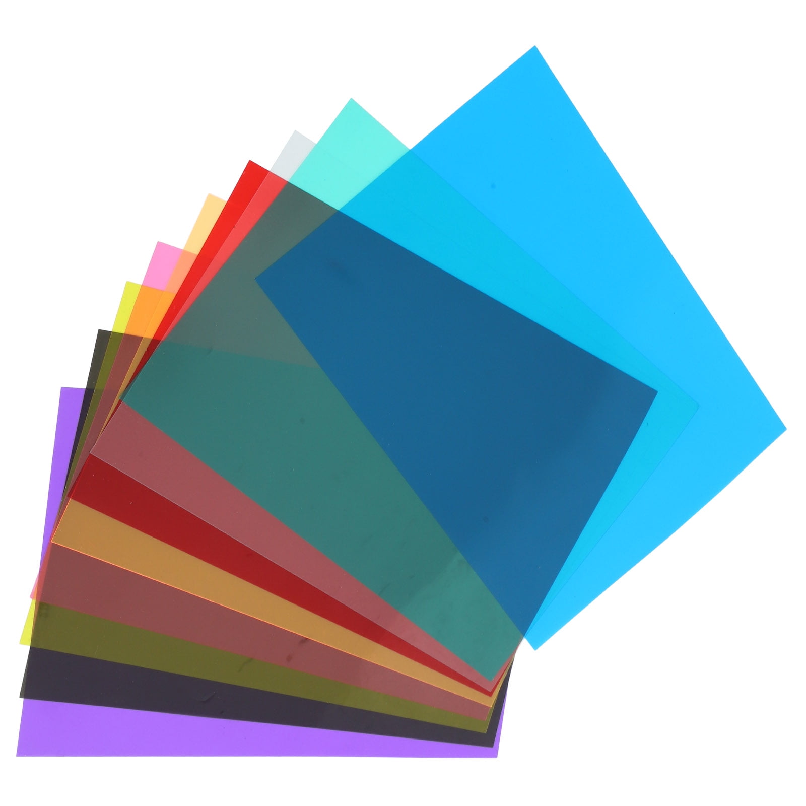 Masteelf 9 Pcs Film Color Filter Color Gels Light Gels 29.7x21cm ...