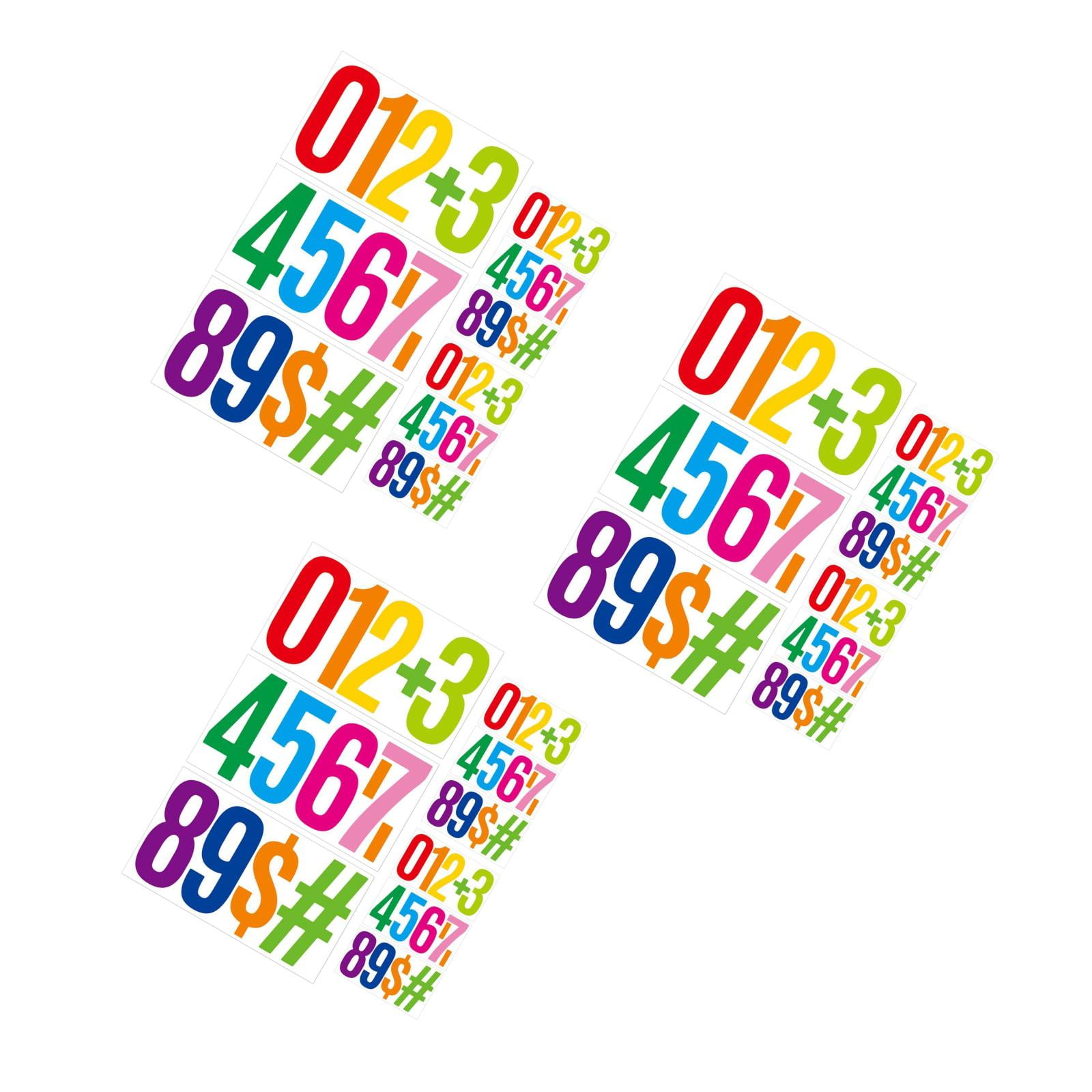 Masteelf 9 Sets Mailbox Numbers Stickers Waterproof Self Adhesive ...
