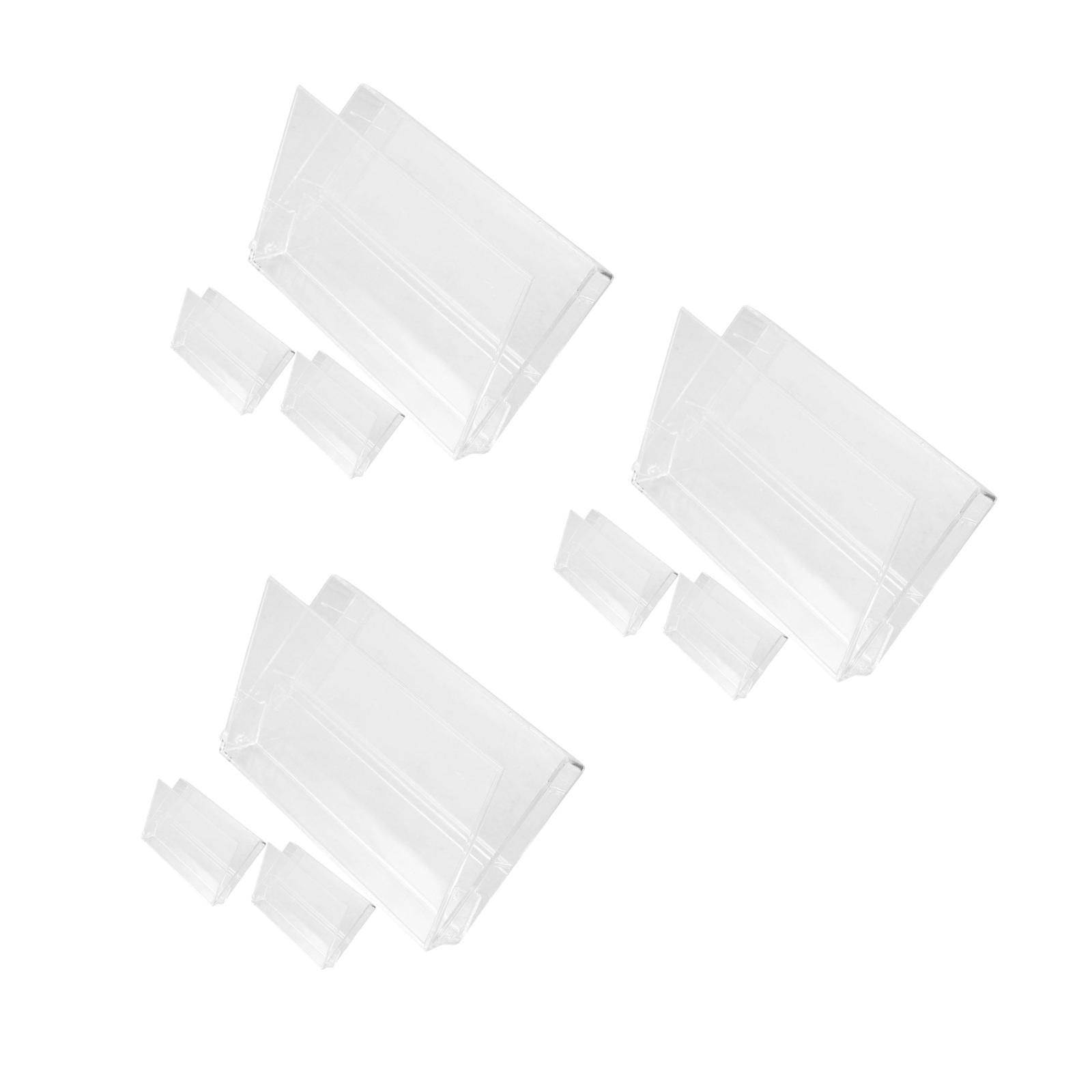 Masteelf 9 pcs Clear Plastic Cassette Tape Storage Box Audio Cassette ...