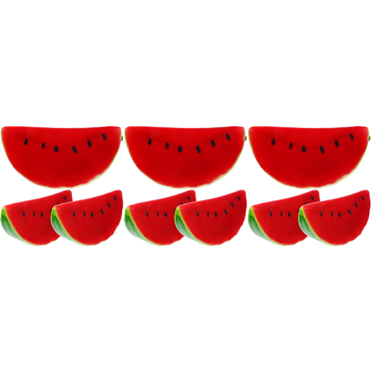Masteelf 9 pcs Fake Fruit Slices Model Cabinet Simulated Red Watermelon ...
