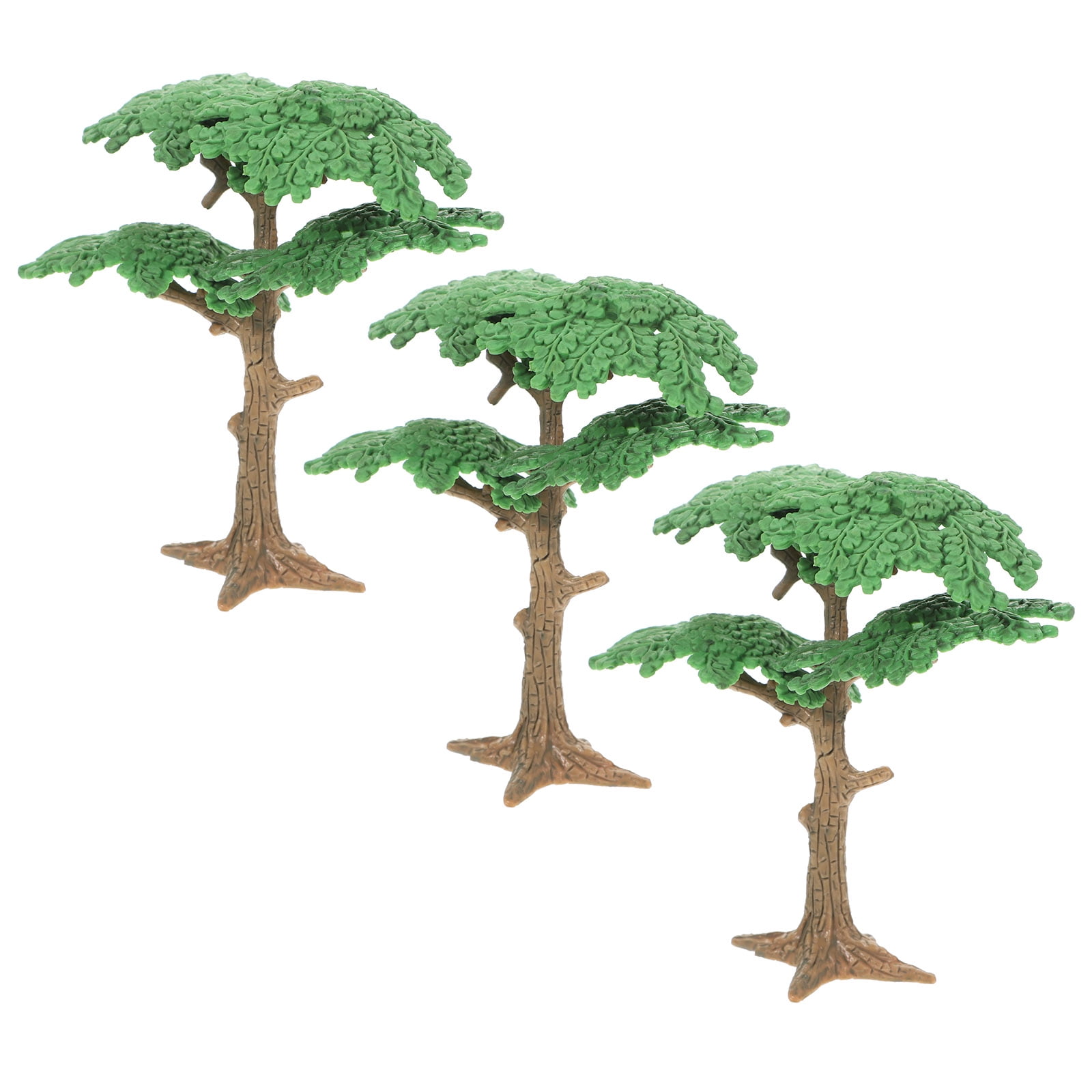 Masteelf 9 pcs Simulated Landscape Tree Model Mini Pine Tree Cypress ...