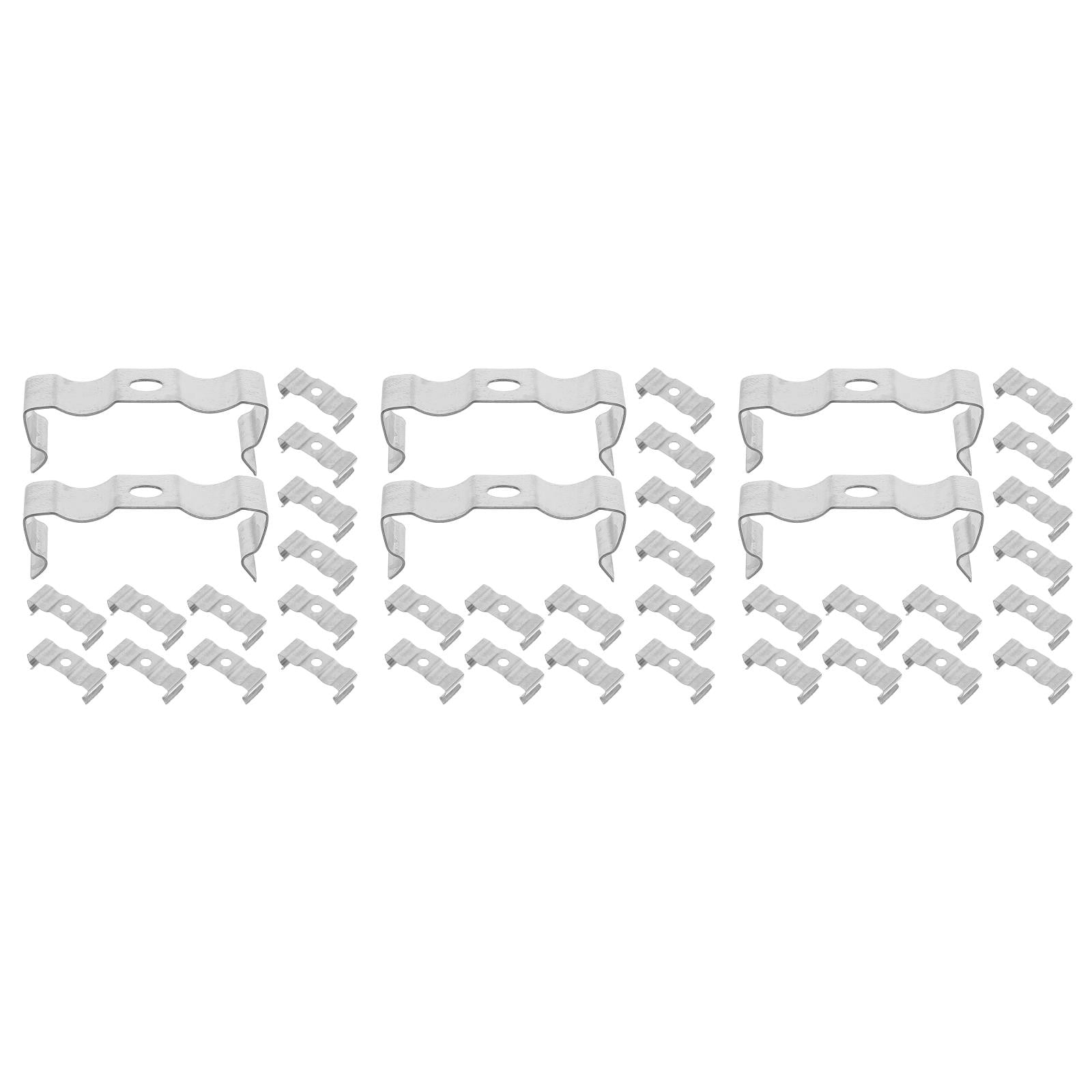 Masteelf 90 pcs Metal Lamp Clamps for LED Tube Lights Tube Lamp Clips ...