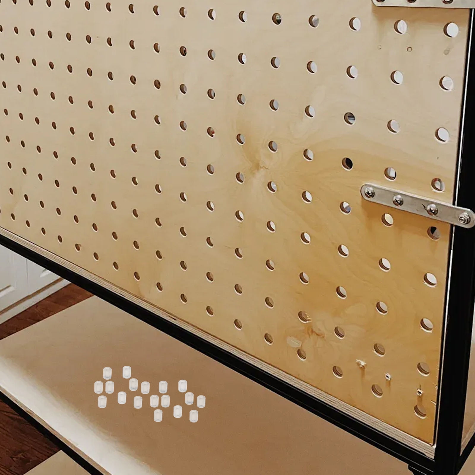 Masteelf 90PCS Peg Hook Stoppers for Pegboard and Wall Hooks Inventory ...