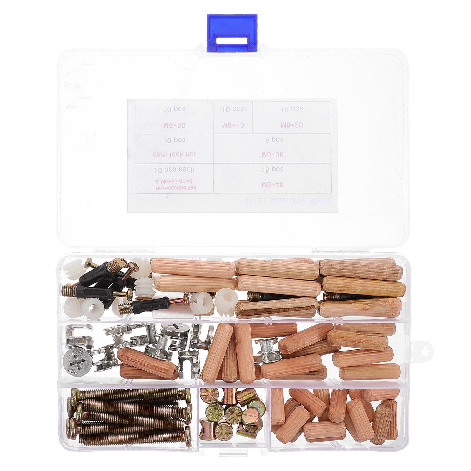 Masteelf Bunk Bed Hardware Replacement Kit with 95 Pieces for Home ...