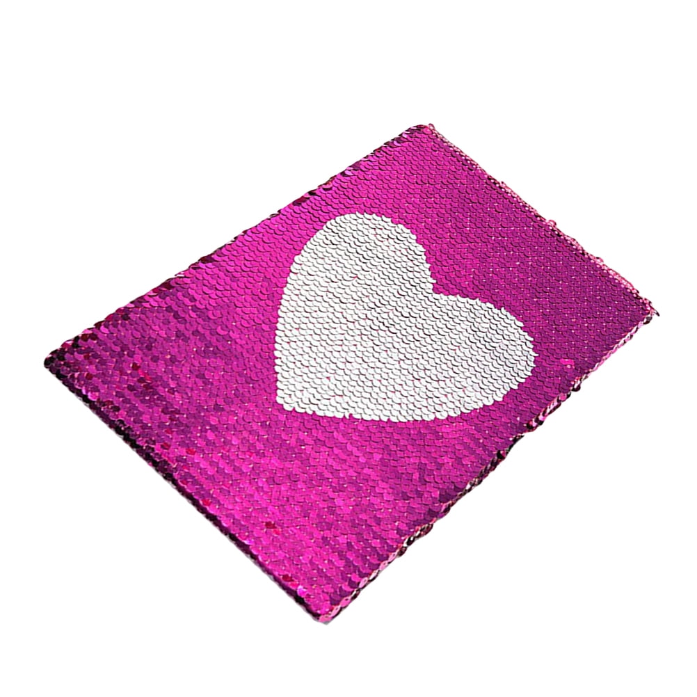Masteelf A5 Heart Sequin Notebook Notepad Memo Notebook with Sequin ...