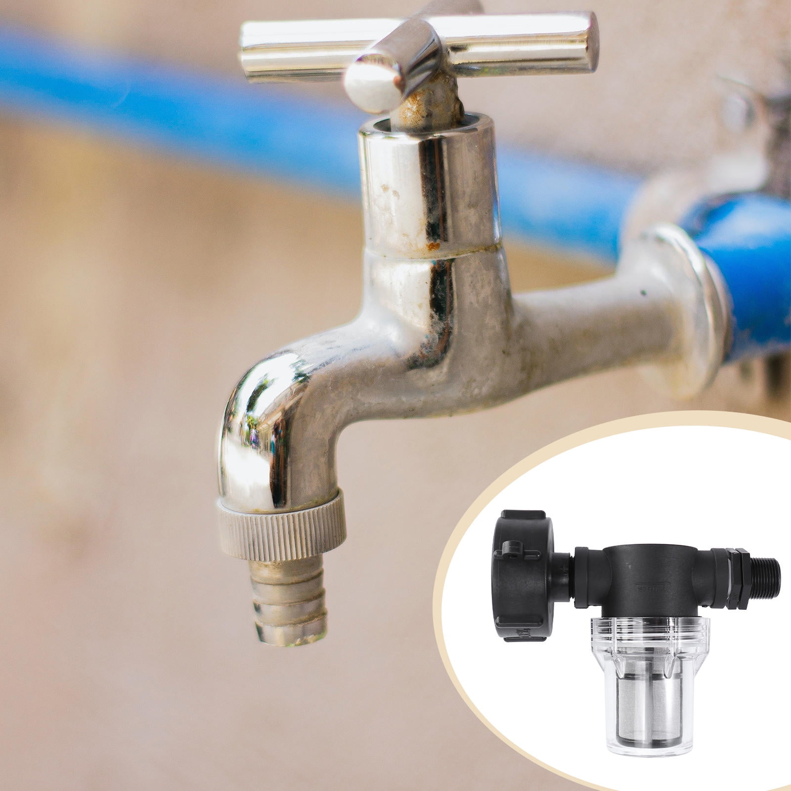 Masteelf ABS Stainless Steel IBC Tank Adapter for Garden Use Assorted ...