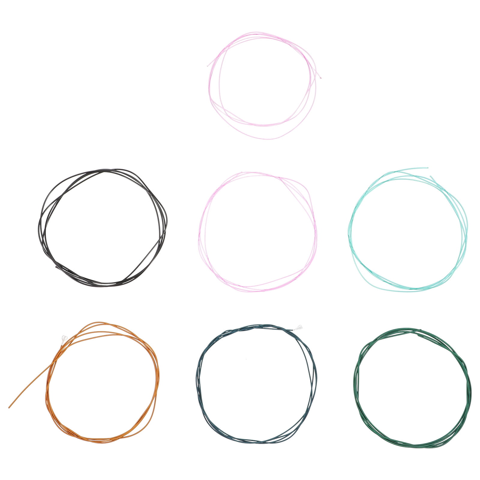 Masteelf Acoustic Guitar Strings Medium Metal Assorted Color for Guitar ...