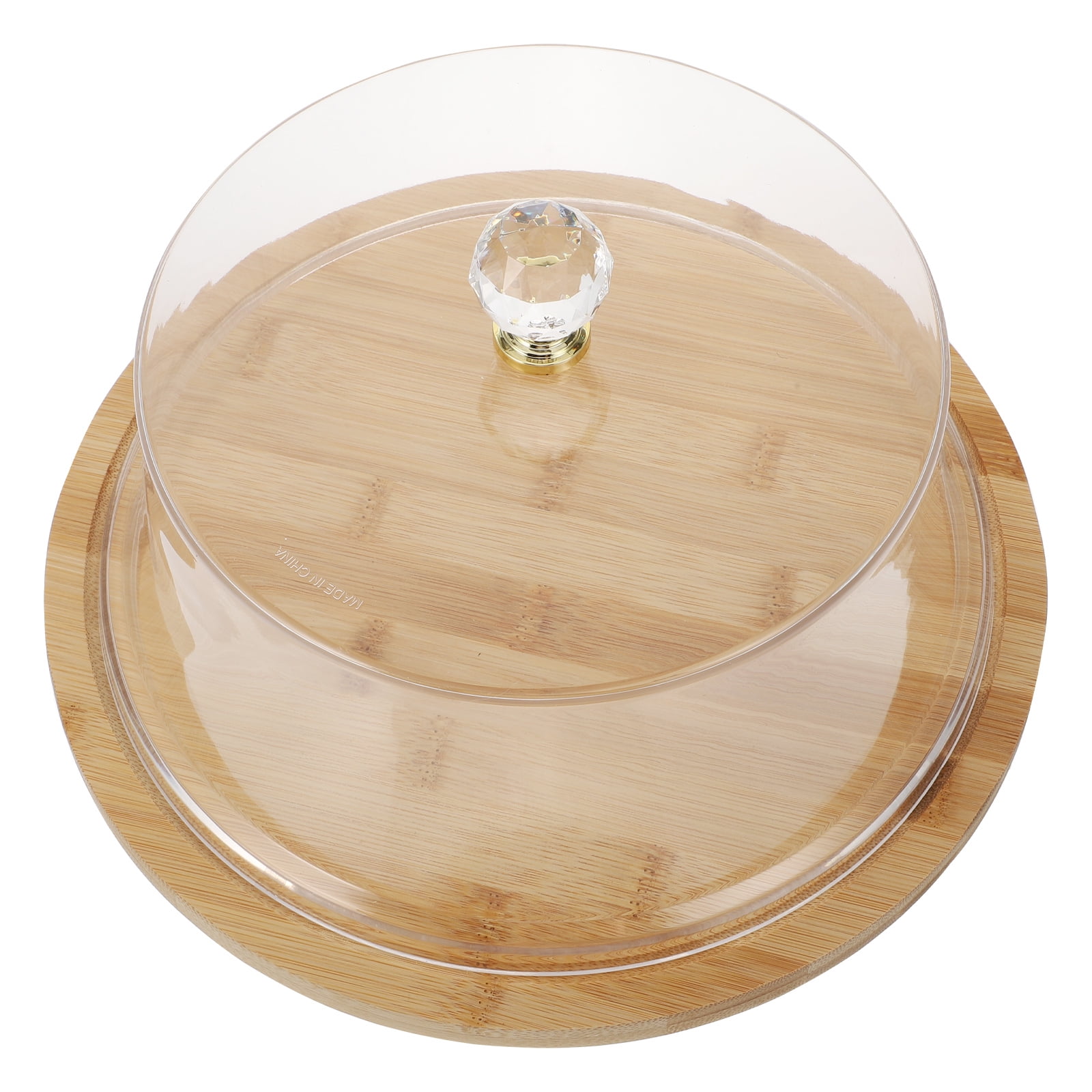 Masteelf Acrylic Cake Cover Display Holder with Lid Fruitcake Square ...