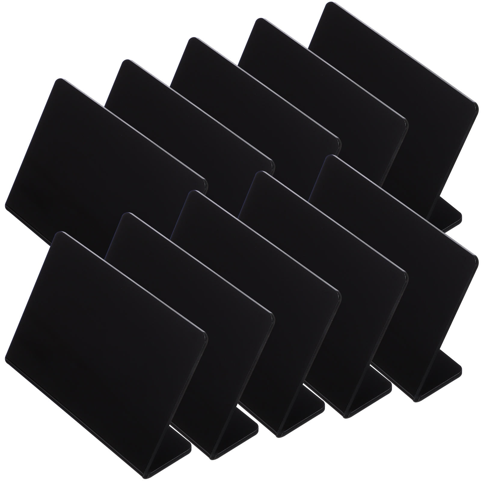 Masteelf Acrylic Chalkboard Signs for Table Decor Black Writable Signs ...