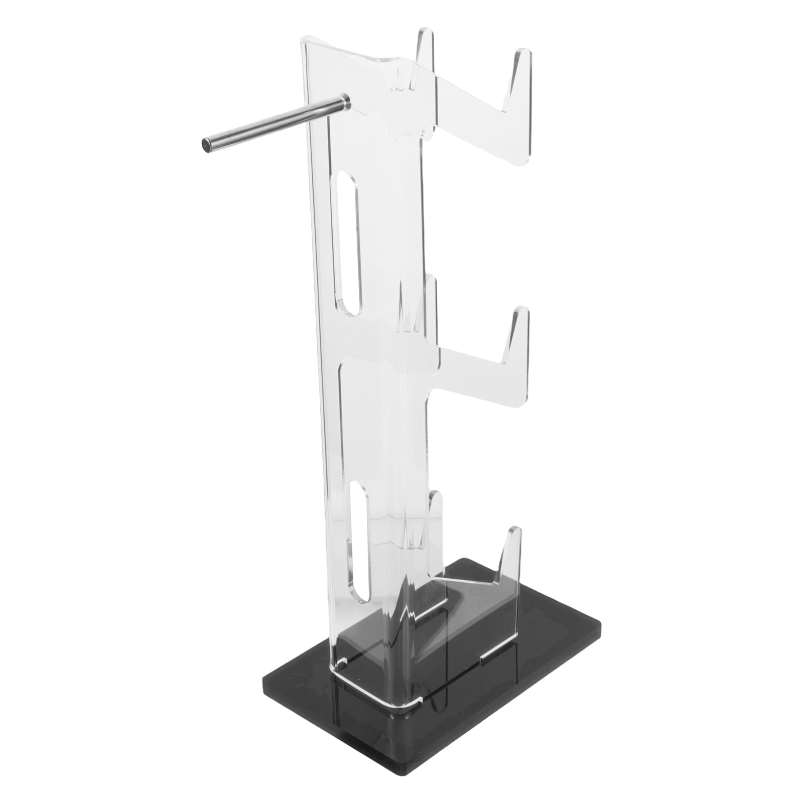 Masteelf Acrylic Game Controller Holders 3 Tier Headset Stand For Gaming Desktop Organizer