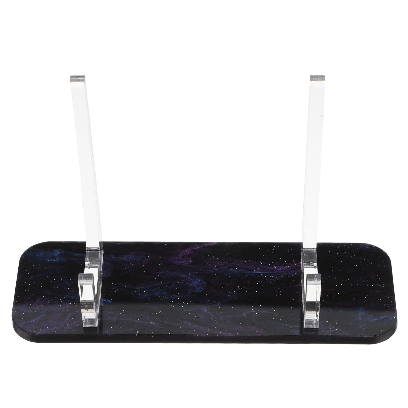 Masteelf Acrylic Plate Display Holder Standing Sign Display Stand Plate ...