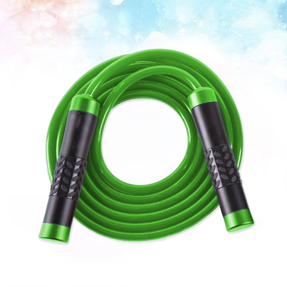 Masteelf Adjustable Green Jump Rope with Ball Bearing System for ...