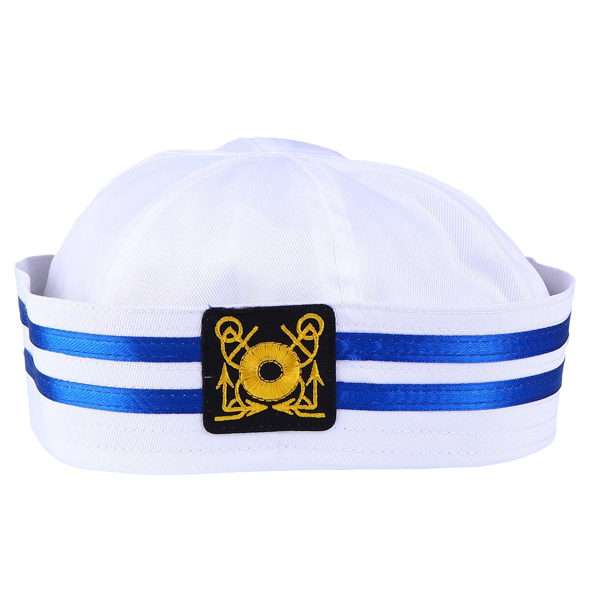 Masteelf Admiral Hat Adult Yacht Cap Stage Show Sailor Navy Uniform ...