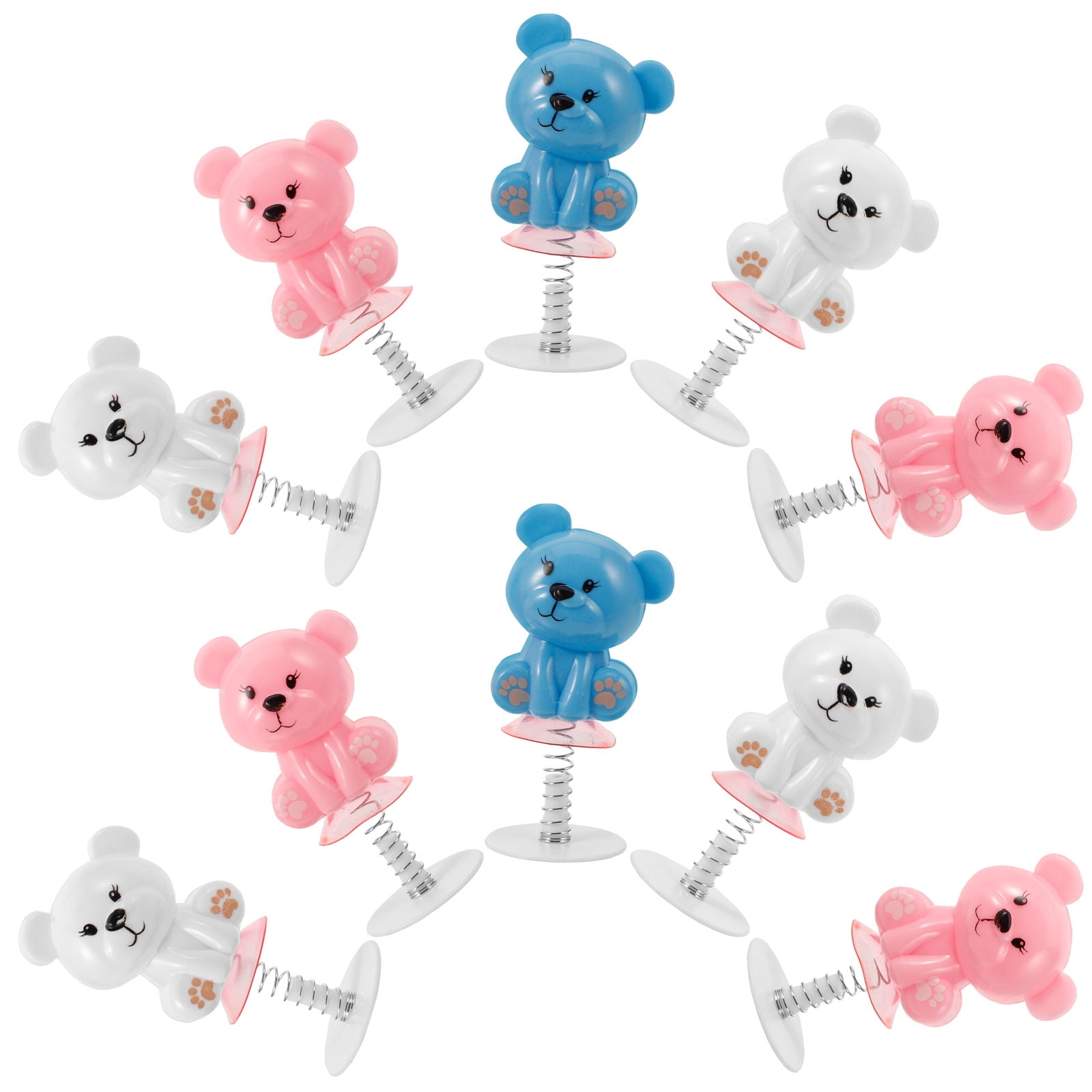 Masteelf Adorable Cartoon Bear Jumping Toys with Spring Design for Kids ...