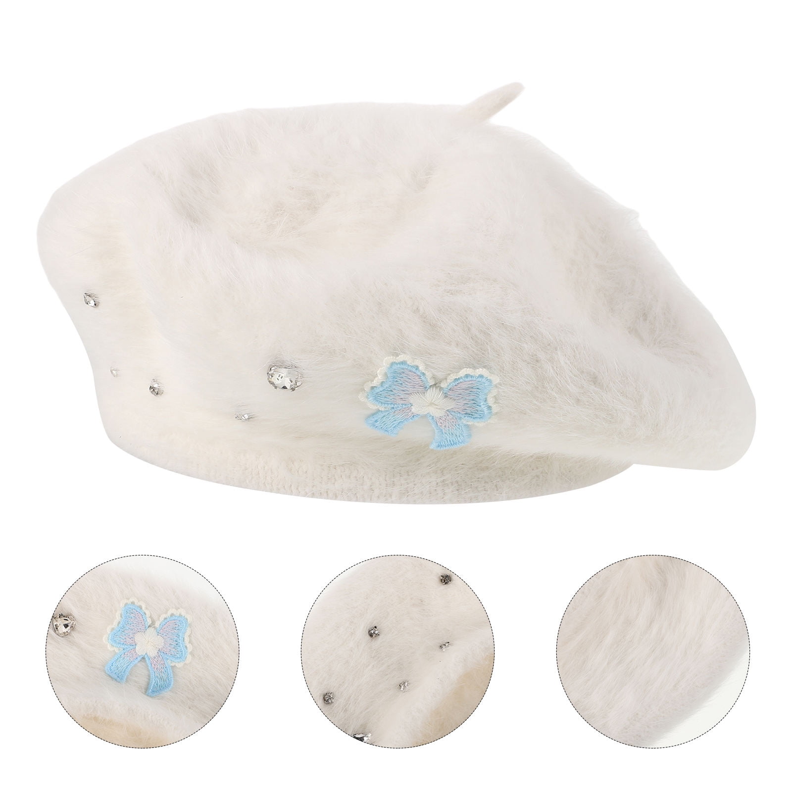 Masteelf Adorable Fuzzy Beret Beret Hat Cute Beret Hat For Women French ...