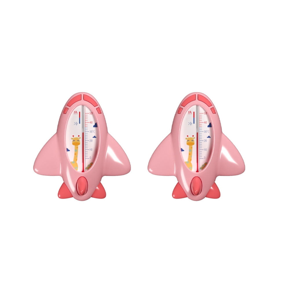 Masteelf Adorable Pink Bath Thermometer for Baby Bathing Water and Room ...