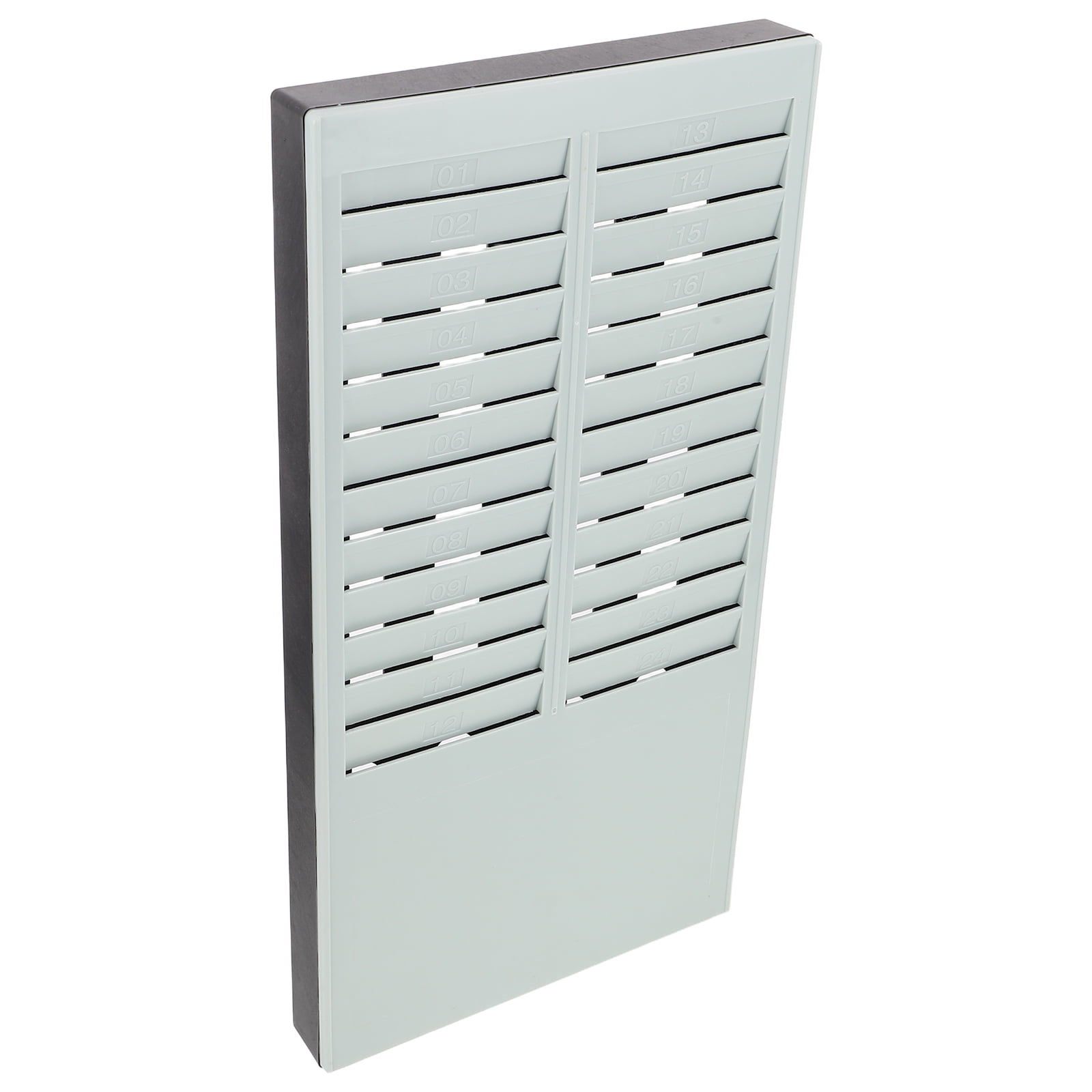 Masteelf Air Gasket Attendance Card Holder Punch Desk Staff - Walmart.com