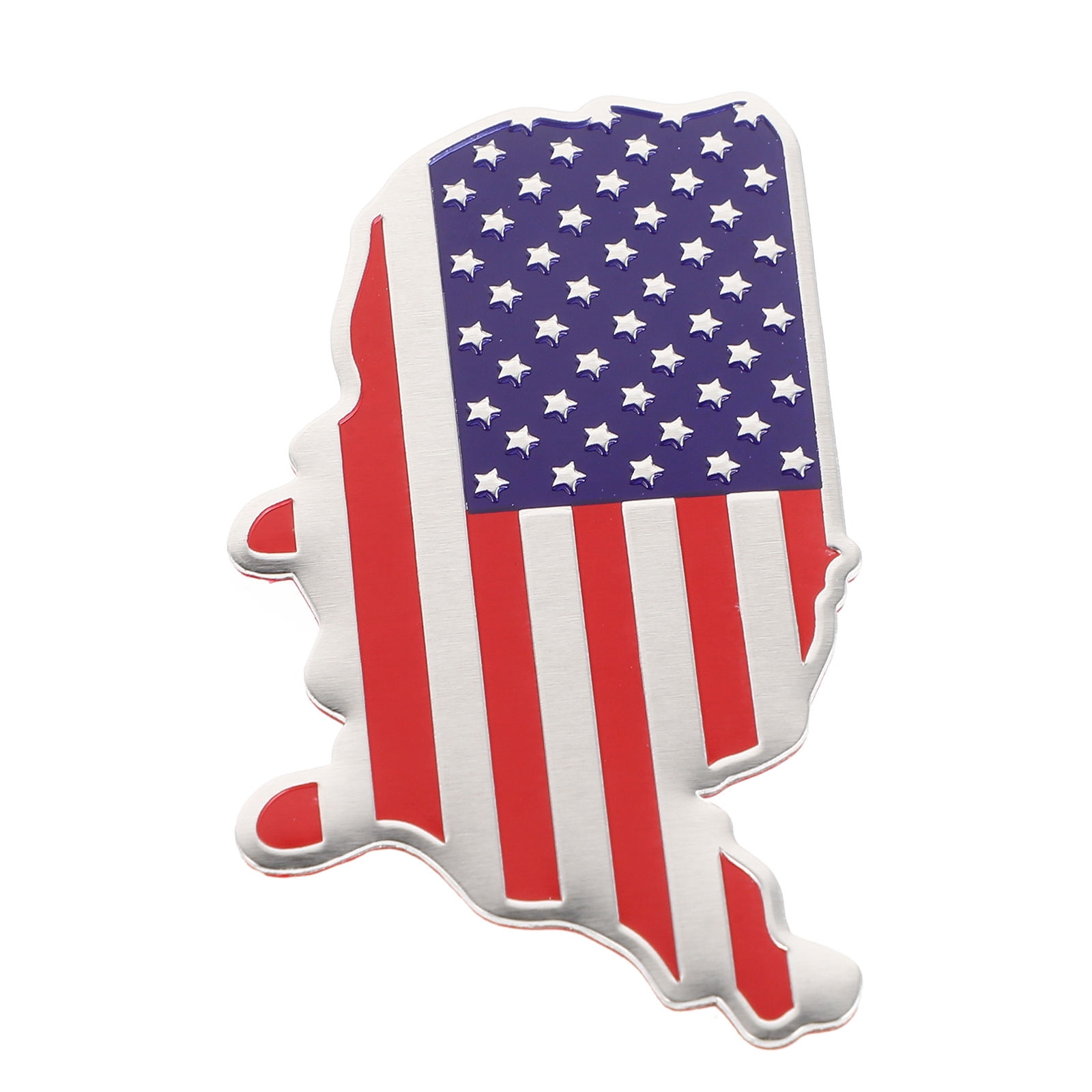 Masteelf Alloy American Flag Car Sticker 3D Universal Vehicle Stars and ...