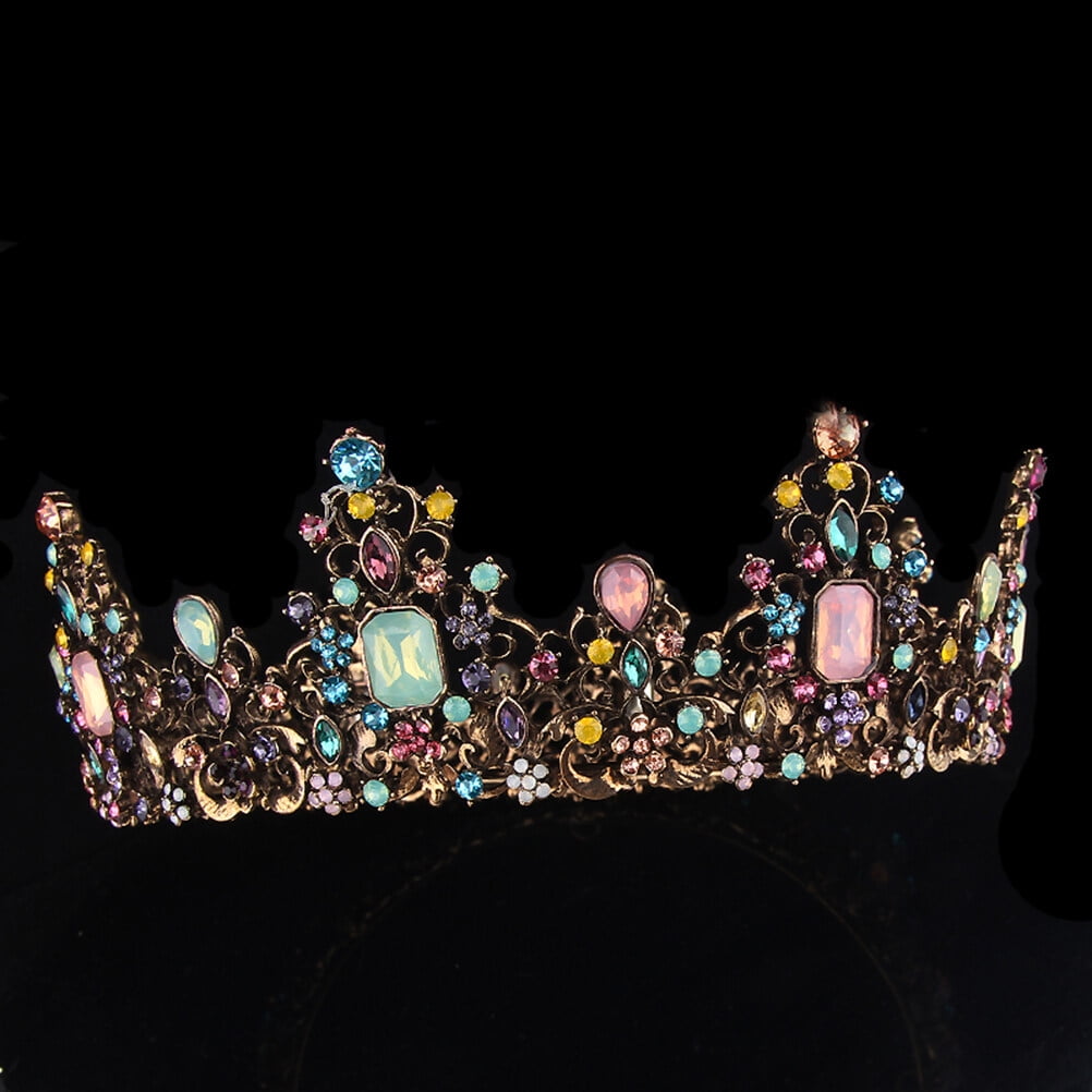 Masteelf Alloy Crown Rhinestone Tiara Pageant Bridal Headpieces for ...