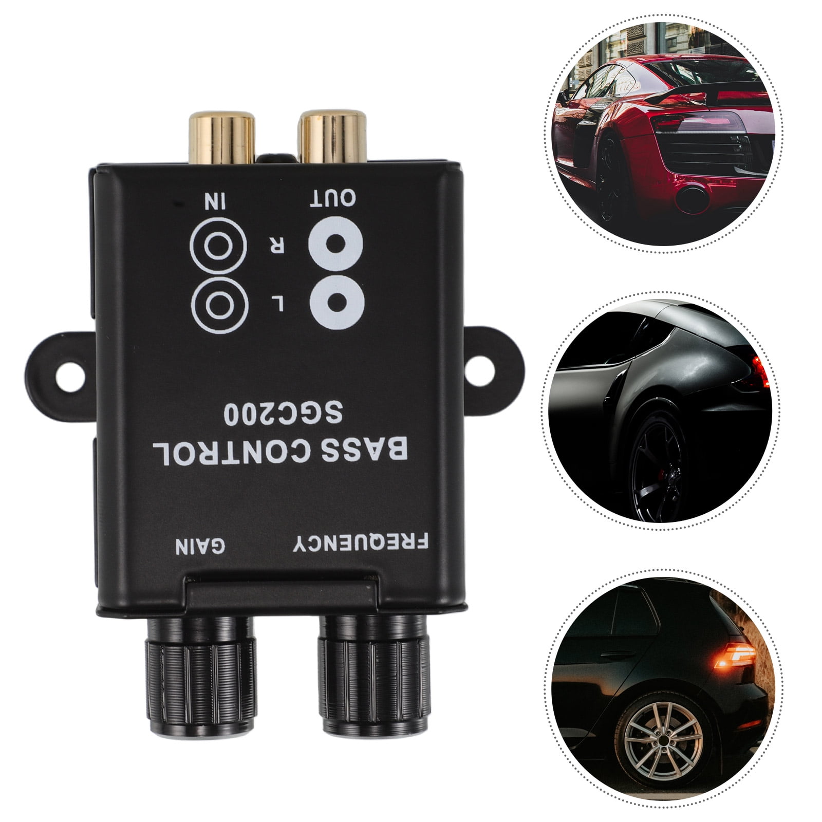 Masteelf Amplifier Gain Control Knob Universal Bass Knob For Car Audio ...