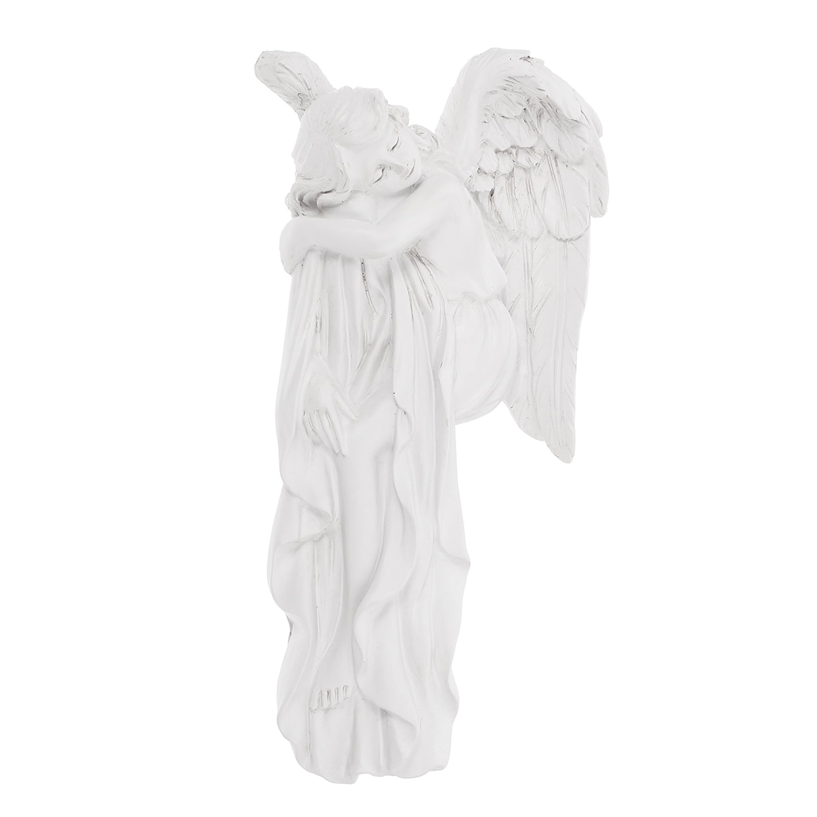 Masteelf Angel Door Frame Decor Statue Christmas Angel Wings Sculpture ...