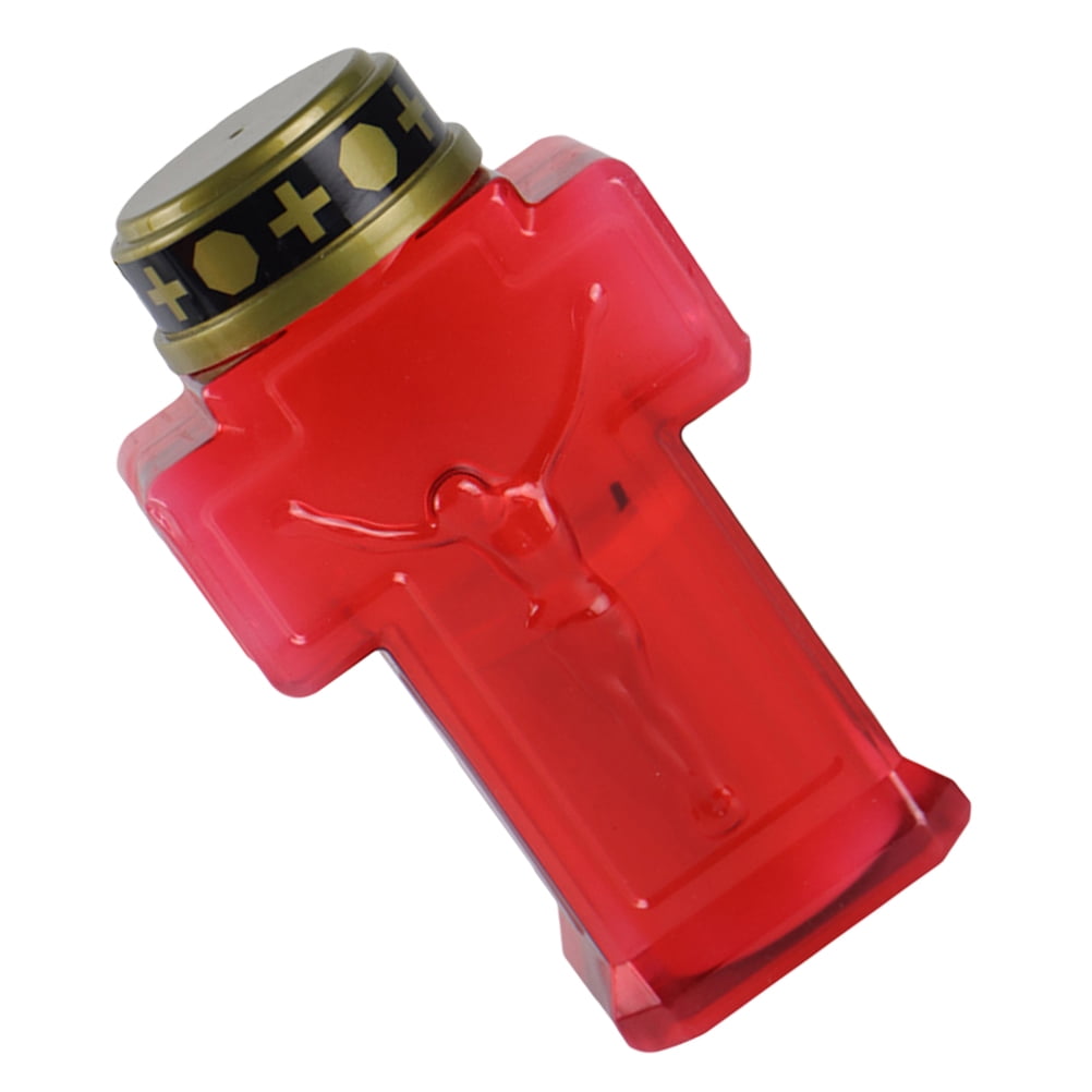 Masteelf Angel Lights Cemetery Candle Lamp Grave Memorial Candles Red ...