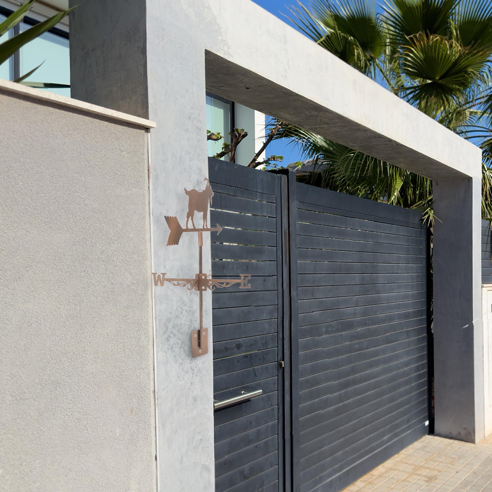 Masteelf Animal Wind Direction Indicator Metal Weathervane for Roof ...