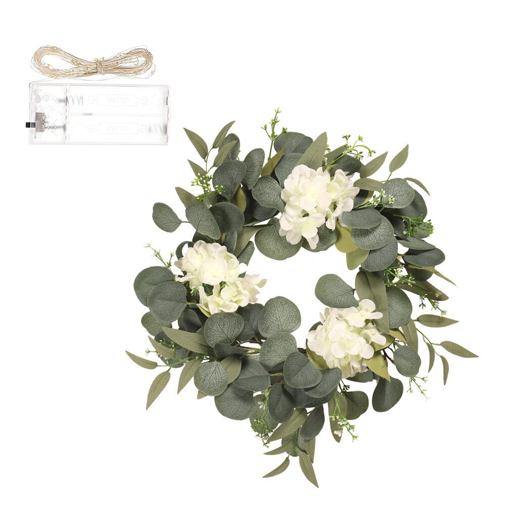 Masteelf Artificial Garland Outdoor Decor Garden Rustic Wedding Wreath ...