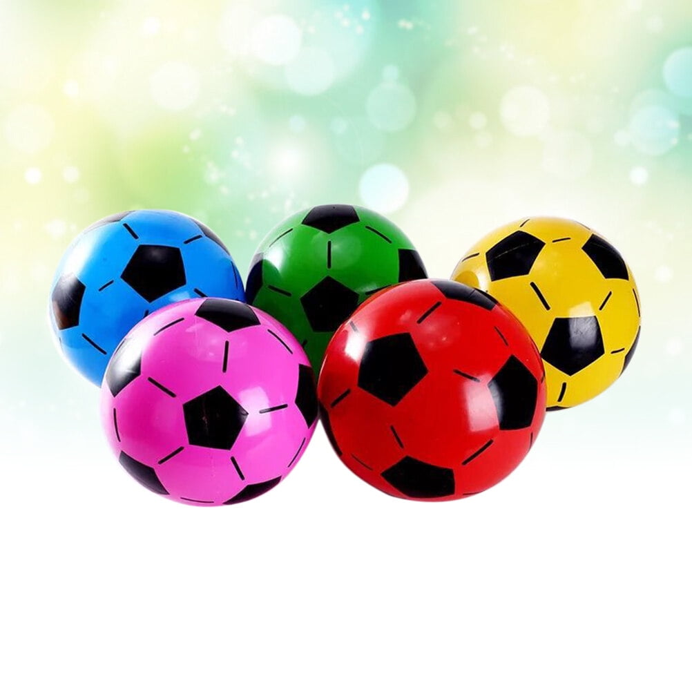 Masteelf Assorted Color Inflatable Balls for Kids Made of Premium PVC ...