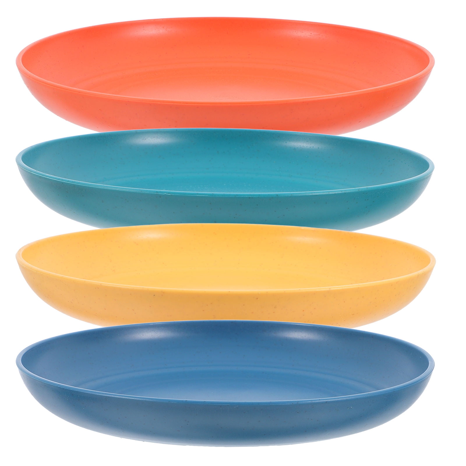 Masteelf Assorted Color PP Material Unbreakable Lunch Plates with ...