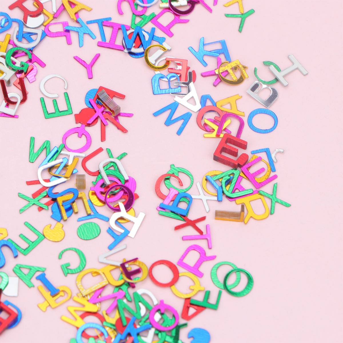 Masteelf Assorted Color Plastic Alphabets Confetti for Decor Party ...