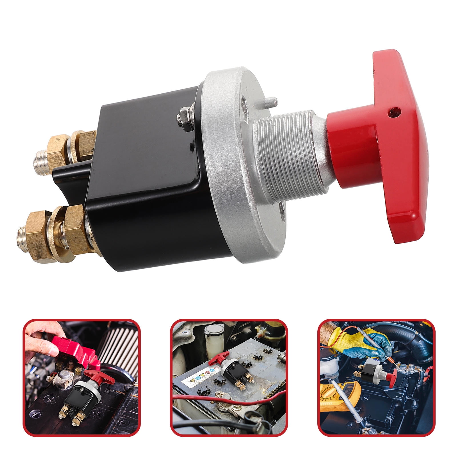 Masteelf Automotive Battery Disconnect Switch Battery Kill Switch With ...