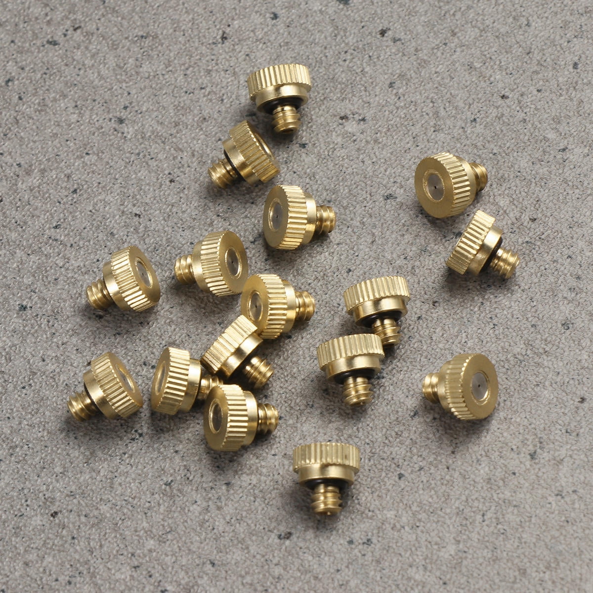 Masteelf BESTOMZ 16pcs Misting Nozzles Brass Low Pressure Misting ...