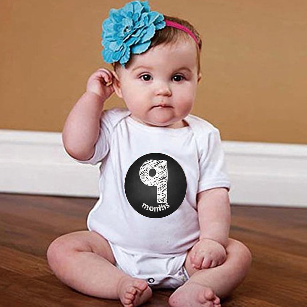 Masteelf Baby Milestone Stickers with Assorted Colors Safe Film and ...
