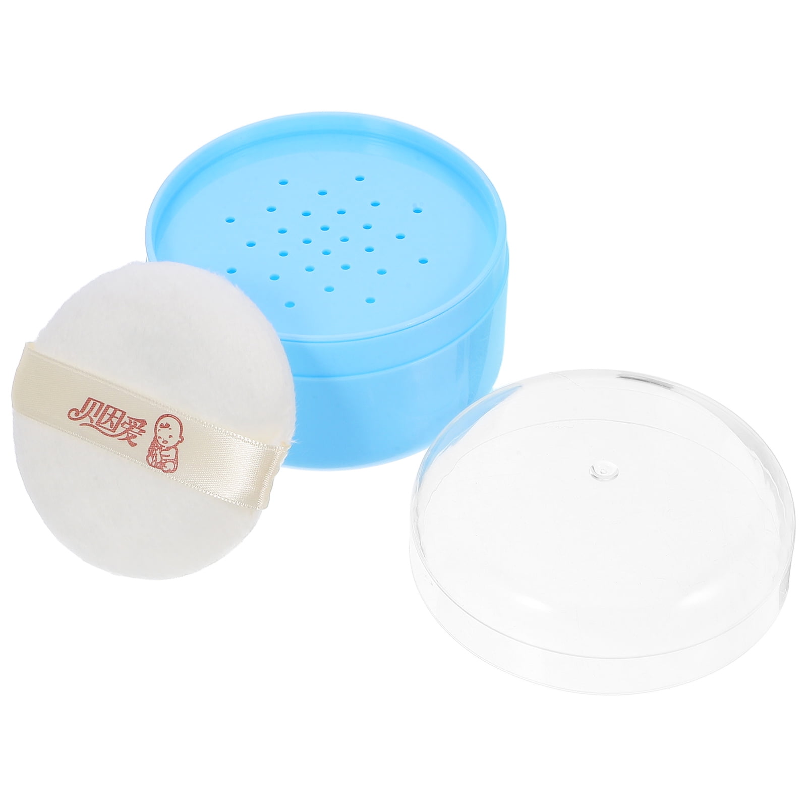 Masteelf Baby Powder Puff Container Talcum Case Skincare Mini Bride ...