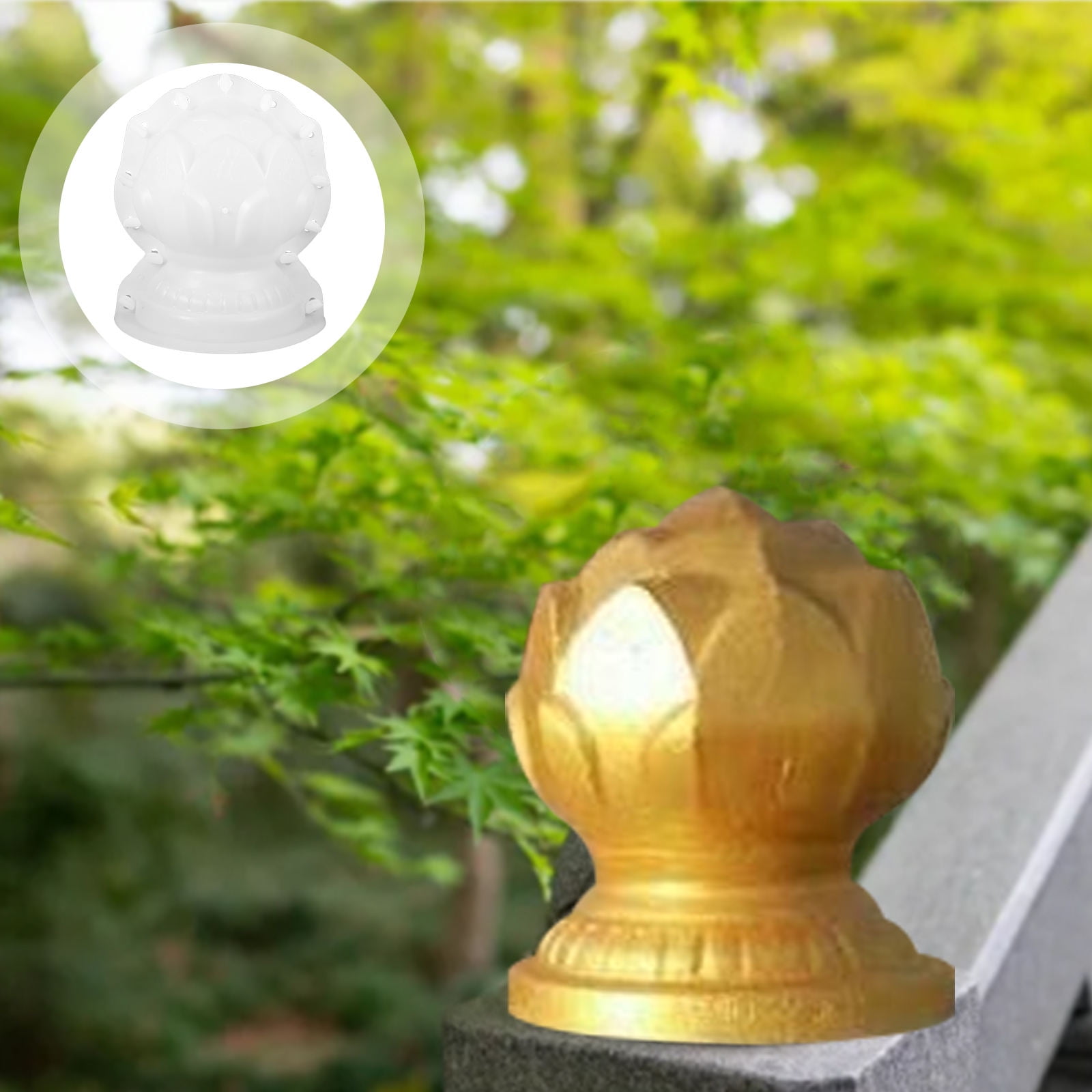 Masteelf Balustrade Mold Concrete Mold Garden Fence Mold Pathway Roman ...