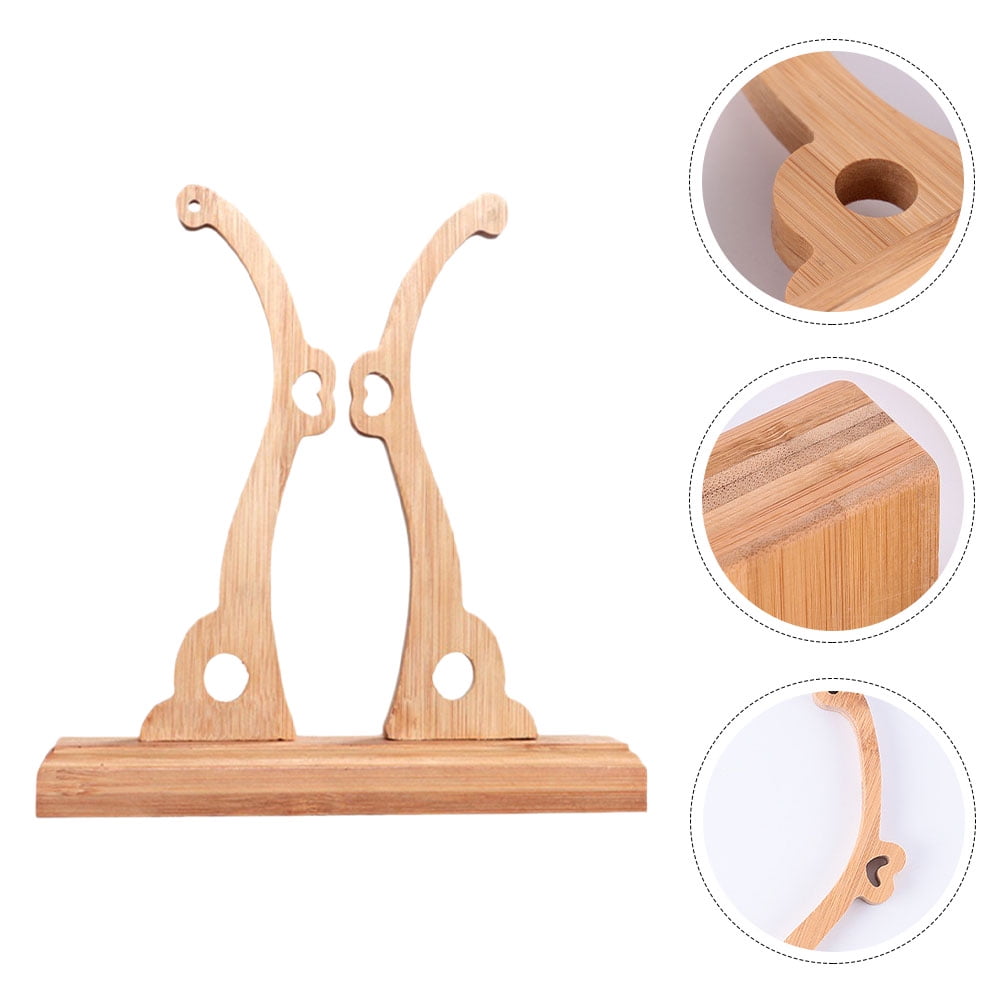 Masteelf Bamboo Fan Holder for Decor Chinese Style Vintage Hand Fan ...