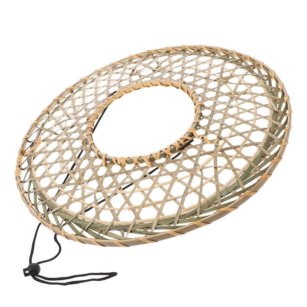 Masteelf Bamboo Hat Vietnamese Styled Hat Woven Hats Rain Blocking Hats ...