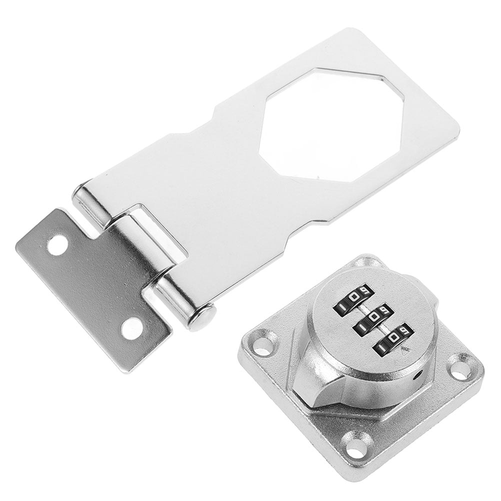 Masteelf Barn Door Lock for Closet Combination Cabinet Password Hasp ...