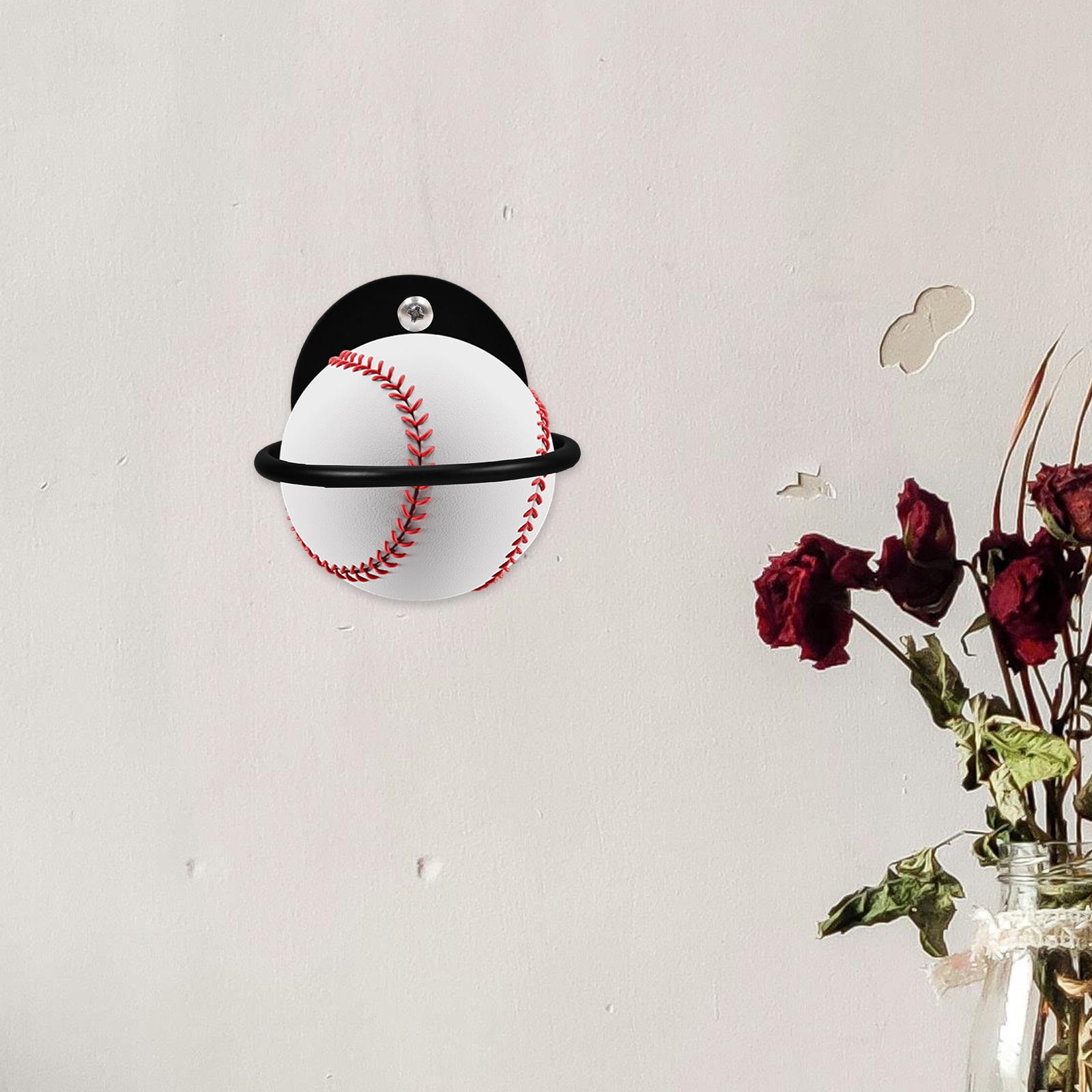 Masteelf Baseball Display Wall Holder Wall Mount Baseball Stand ...