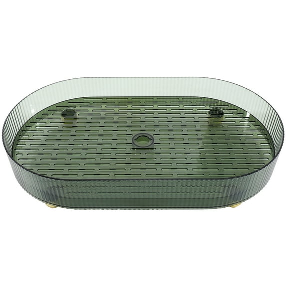 Masteelf Bathtub Tray with Drain, Adjustable Coffee Table Storage Rack ...