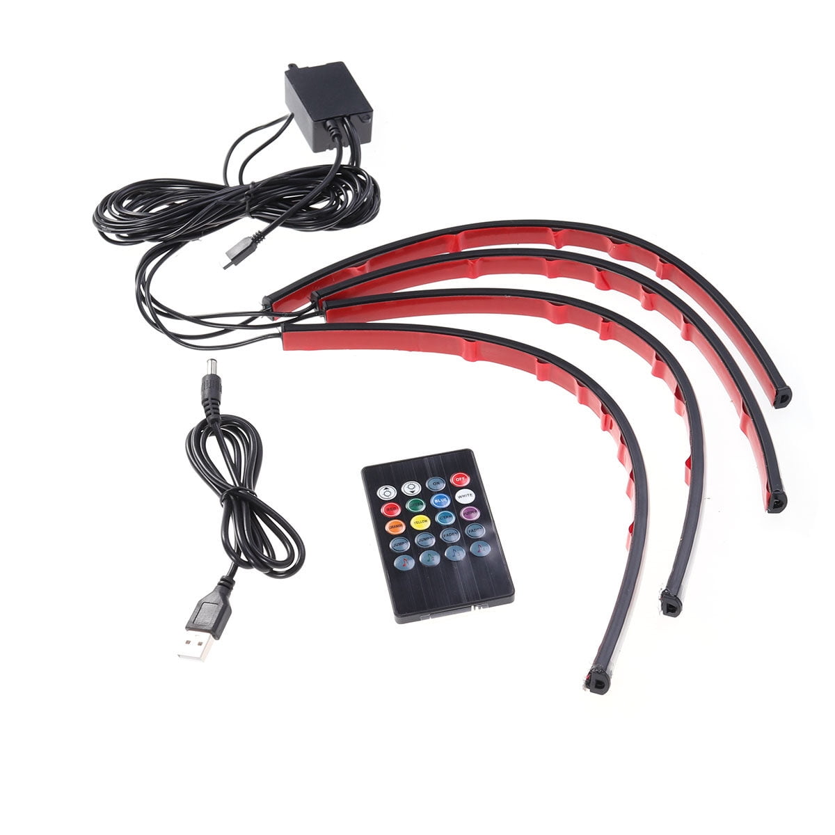 Masteelf Battery Car Decoration LED Lights Romantic Interior - Walmart.com