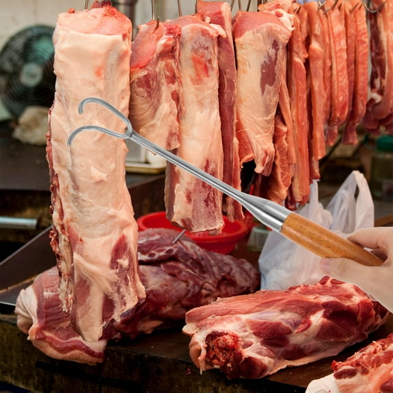 Masteelf Bbq Turner Hook Barbecue Flipping Pigtail Food Flipper ...