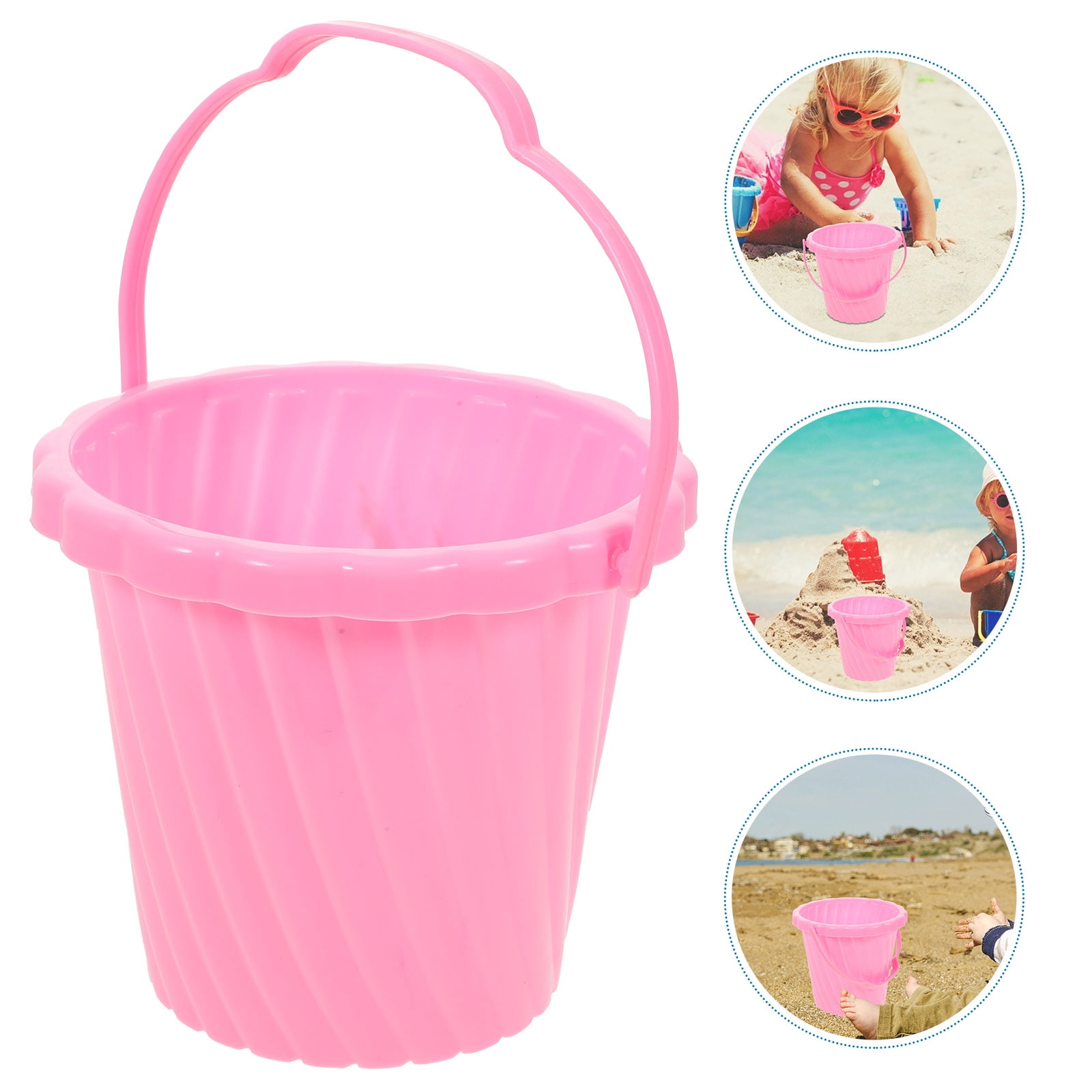 Masteelf Beach Bucket Small Sand Buckets Compact Water Random Color ...