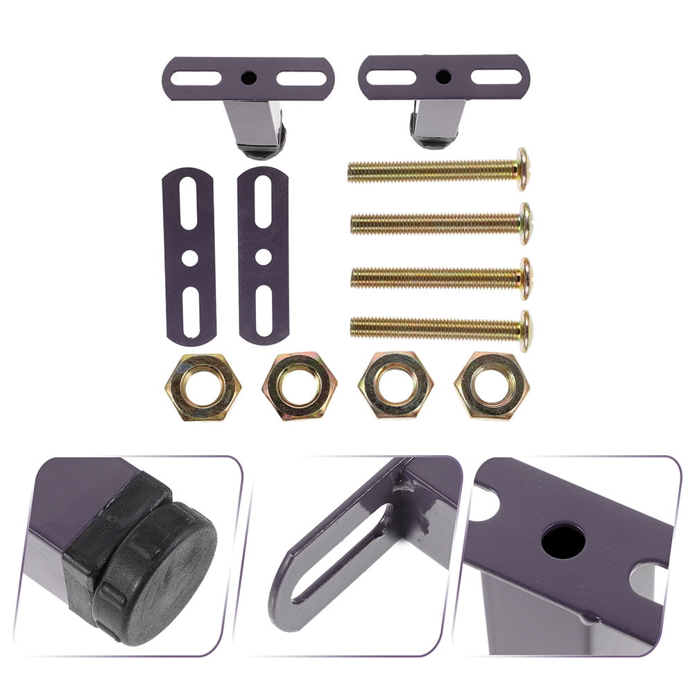 Masteelf Bed Frame Replacement Parts Adjustable Furniture Legs Risers ...