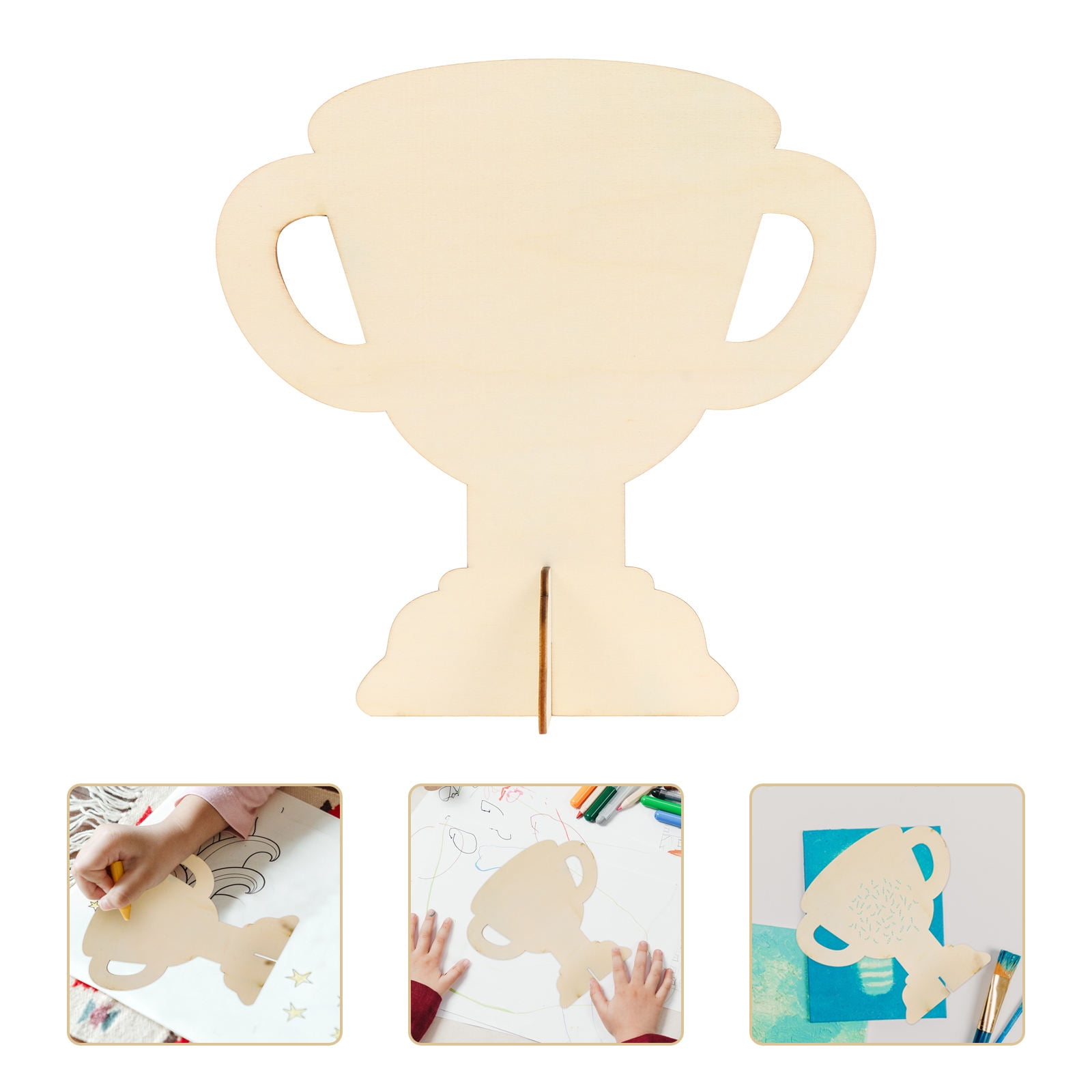 Masteelf Beige Children Handcraft Trophy for Kids Playing with Smooth ...