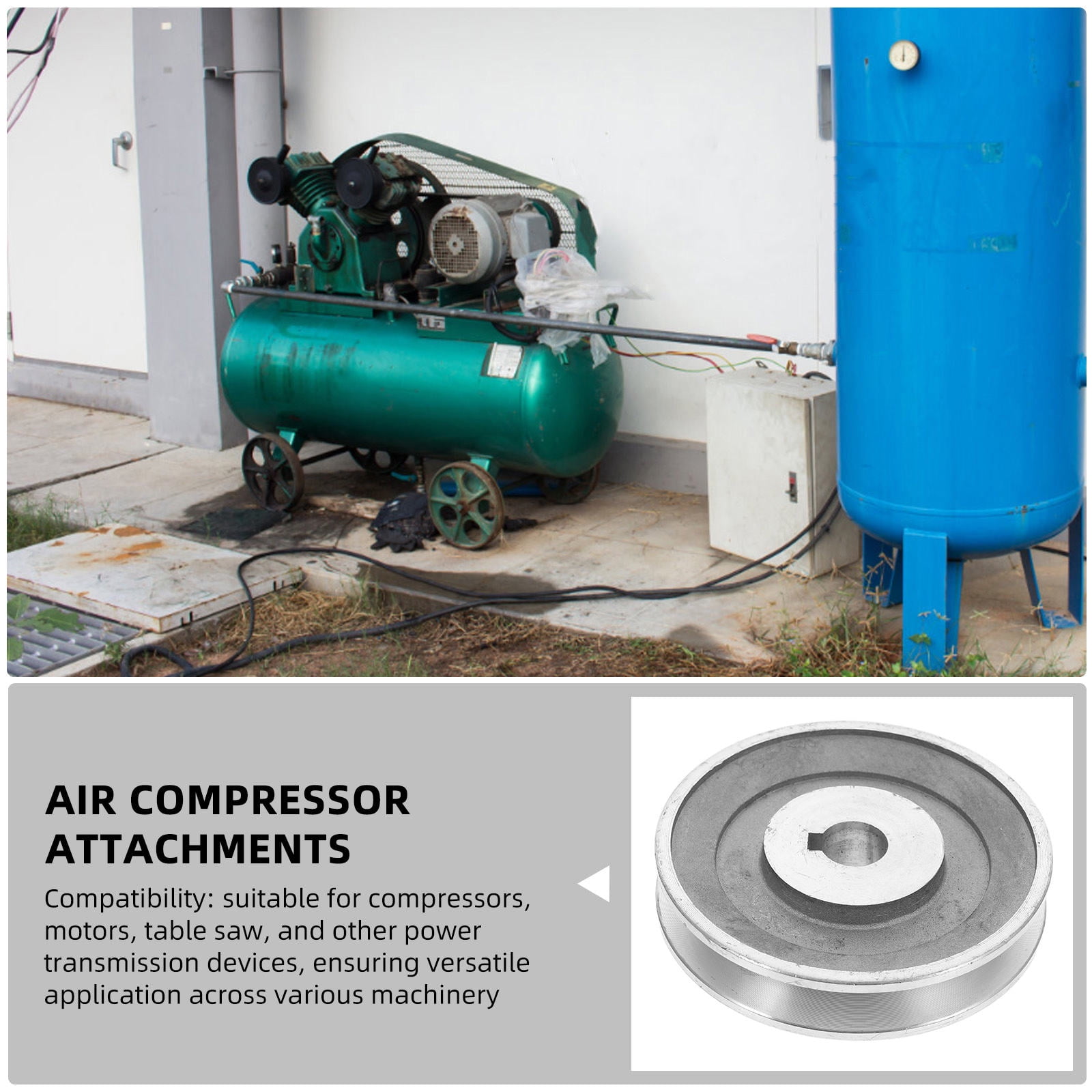 Masteelf Belt Pulley Wheel For Air Compressor Replacement Parts ...