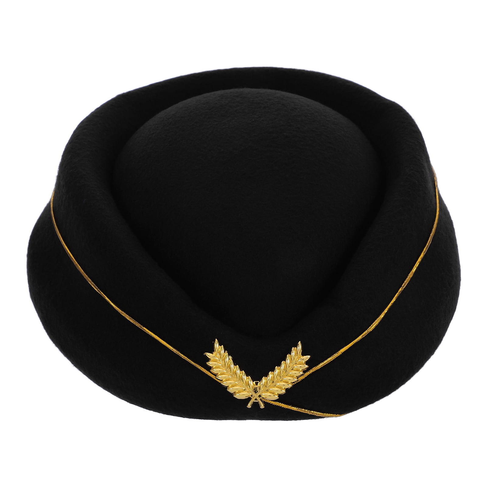 Masteelf Beret Stewardess Hat Stewardess Hat Flight Attendant Cap Women ...