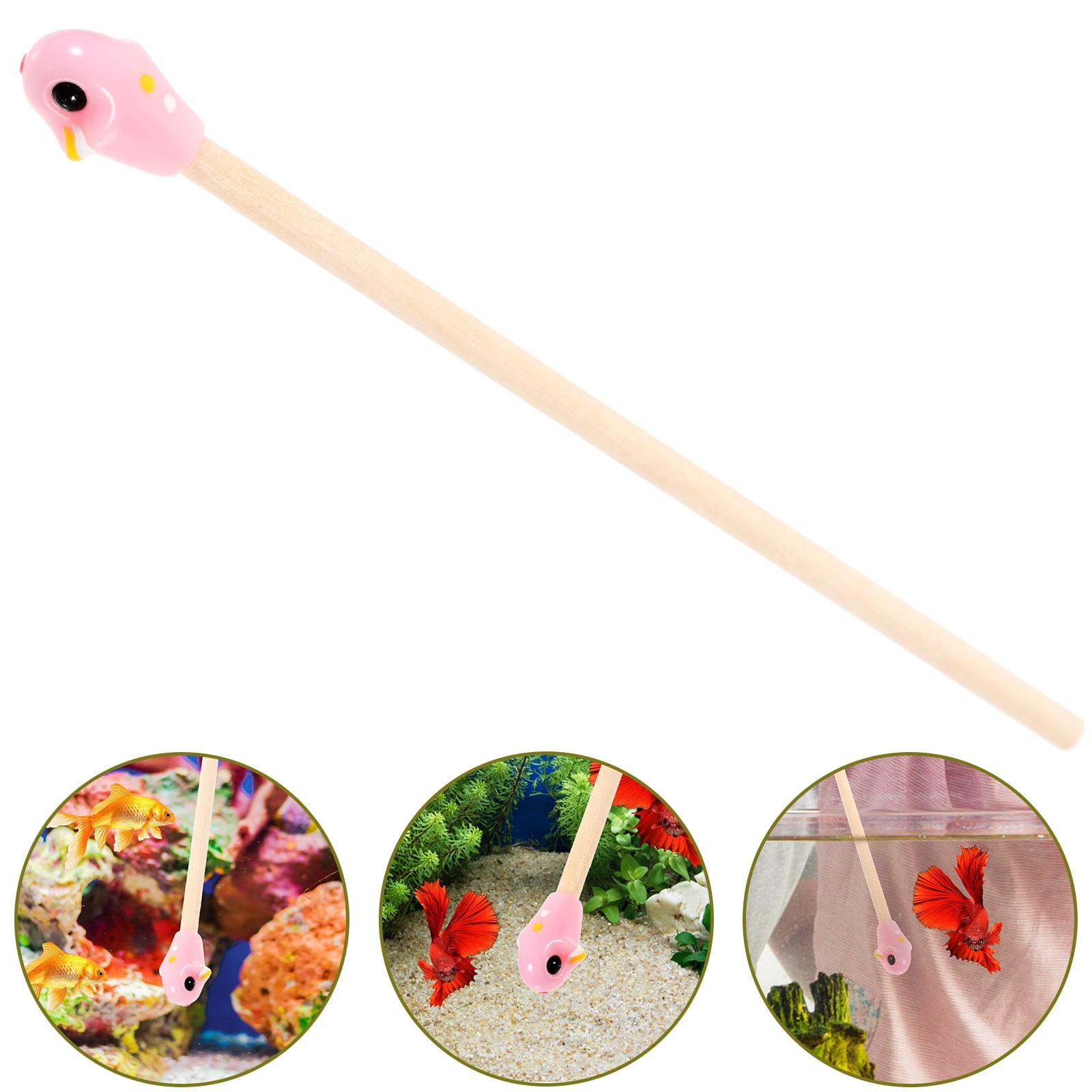 Masteelf Betta Fish Training Wand Keeping Fish Pet Active Wand Betta ...