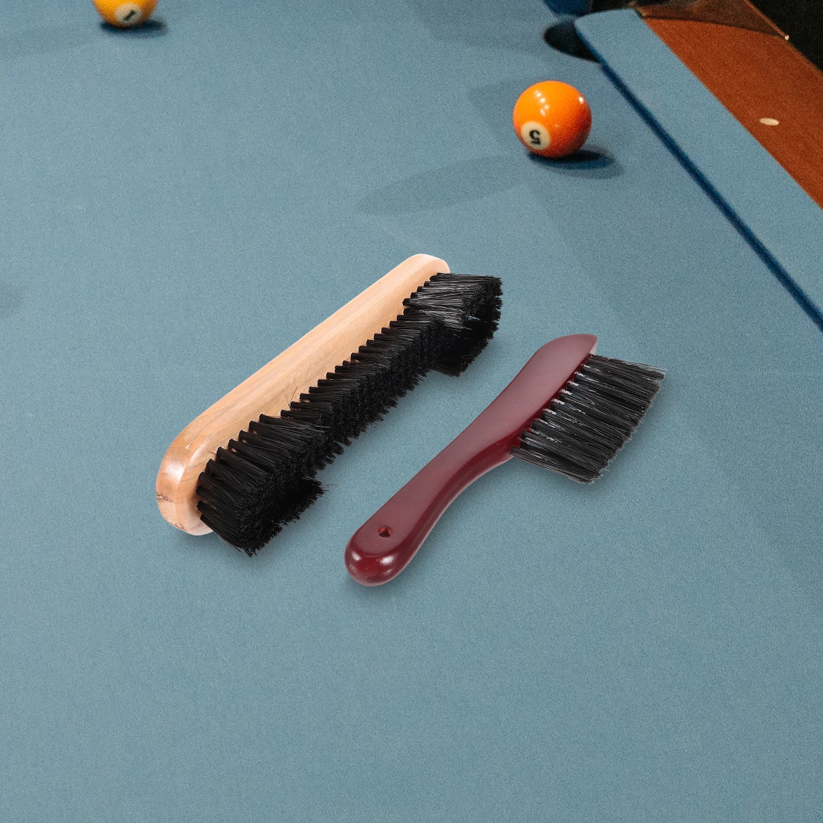 Masteelf Billiard Table Cleaner Set with Solid Wood and PVC Bristles ...